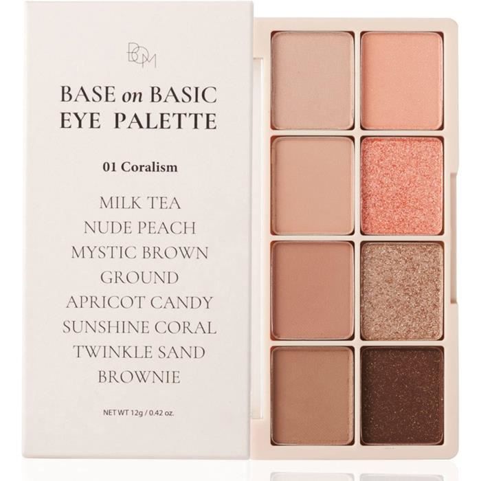 Base On Basic Eye Palette 01Coralism Palette De Fards À Paupières ...