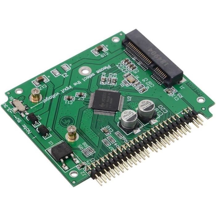 Boîtier Plat Pour Disque Dur Msata Ssd Vers Ide 2,5" 44 Broches Pour ...