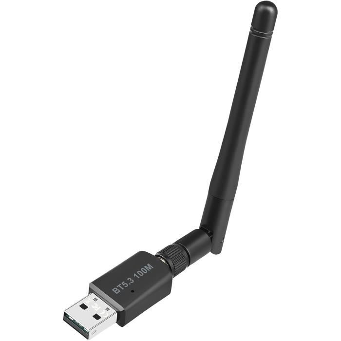 Dongle Bluetooth Usb 5.3, Clé Bluetooth Deux Modes(Edr & Ble), Sans Fil Adaptateur Bluetooth ...