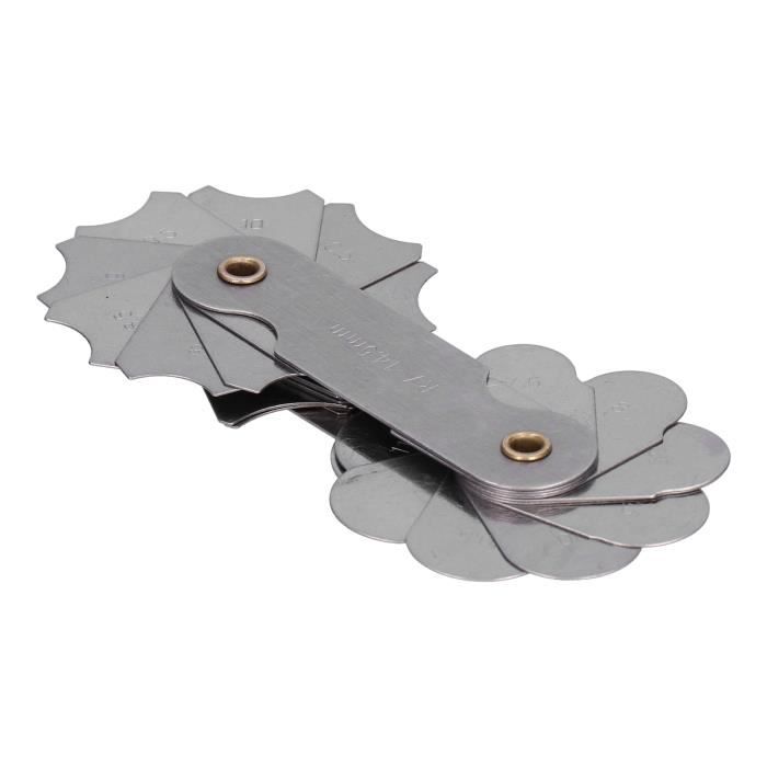 NAK-Jauge de pas de filetage de gabarit de mesure de pas de vis en fer ...