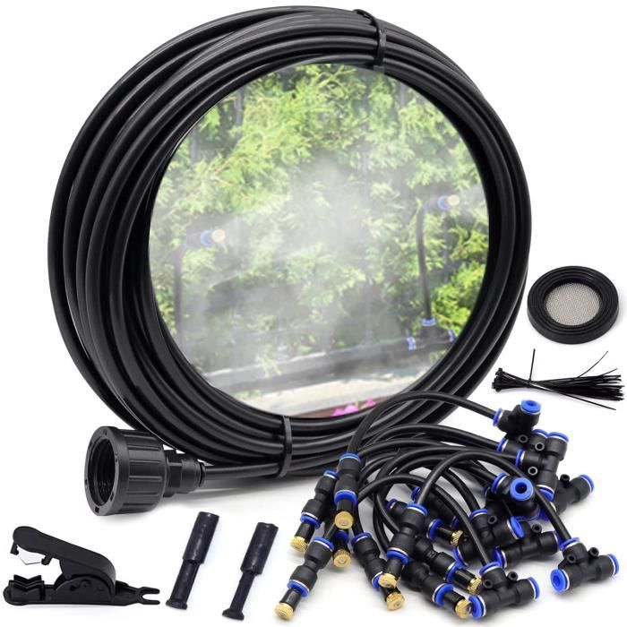 Misting Cooling System, Diy 33 Ft Misting Line+10 Buses Rotatives En ...