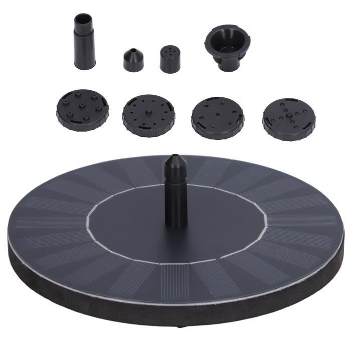 Zerone Solar Fountain Pumps, 100cm Discharge Head Landscape Floating ...