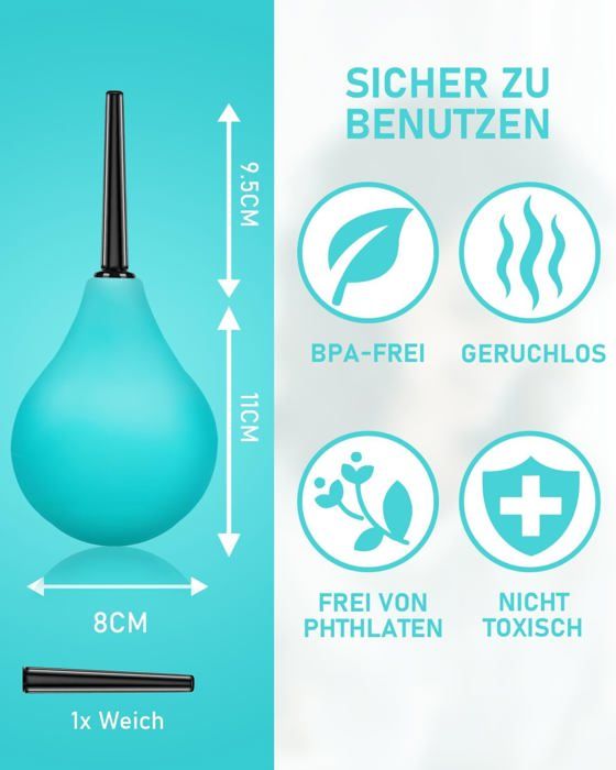 STIMULATEUR - PLUG - CHAPELET-Vert Poire a Lavement Intime Anale,Poire ...