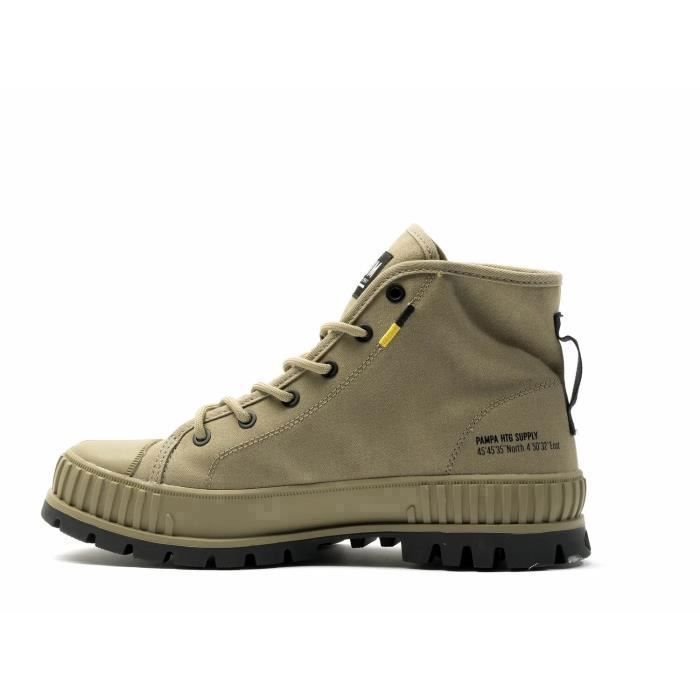 Baskets Palladium Pallashock Supply - Olive Night - Homme - Lacets ...