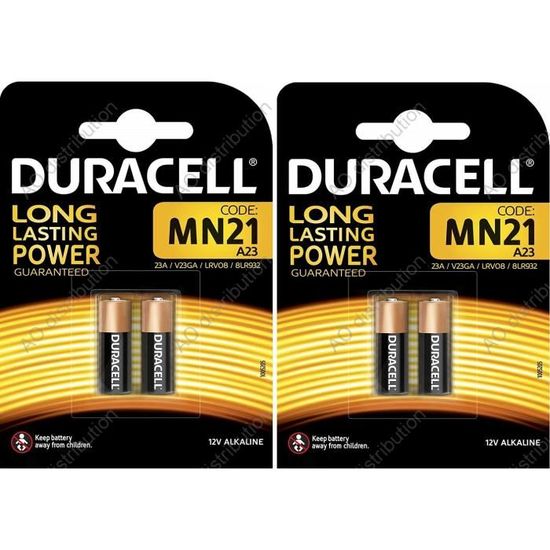 DURACELL 4 Piles MN21 3LR50 A23 12V - Cdiscount Jeux - Jouets
