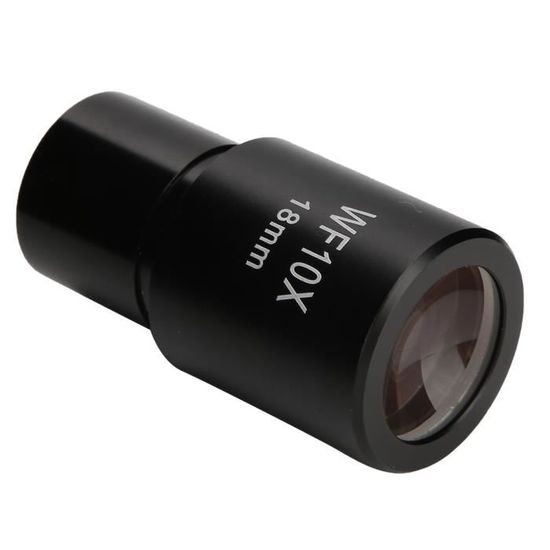 Lentille d'oculaire, oculaire de Microscope biologique universel WF10X ...