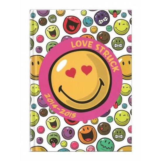 SMILEY - Agenda 2014/2015 Couverture Rigide Blanc - Cdiscount Beaux ...