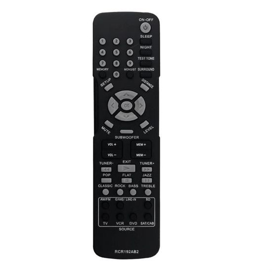 RCR192AB2 TéLéCommande de Remplacement pour SystèMe de CinéMa DVD RCA ...