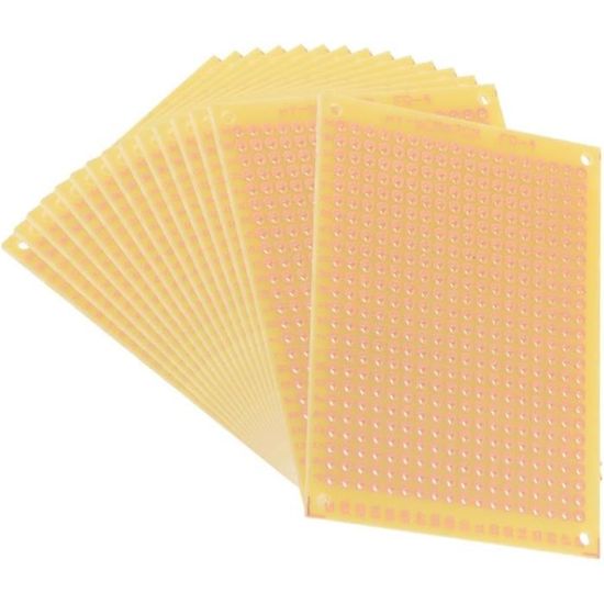 15Pcs Carte De Prototypage Pcb Prototype Plaque Circuit Imprimé 50X70Mm ...
