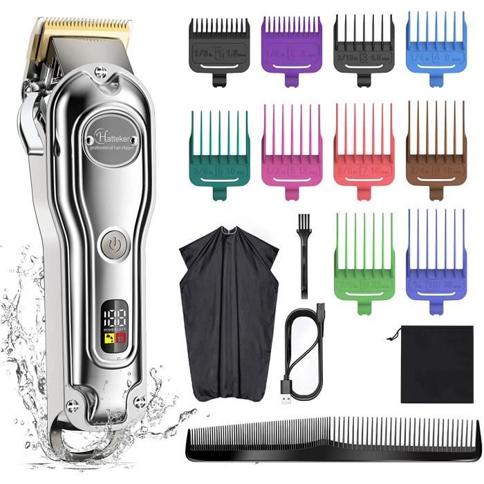 Tondeuse à cheveux professionnelle pour homme Tondeuse à barbe Tondeuse ...