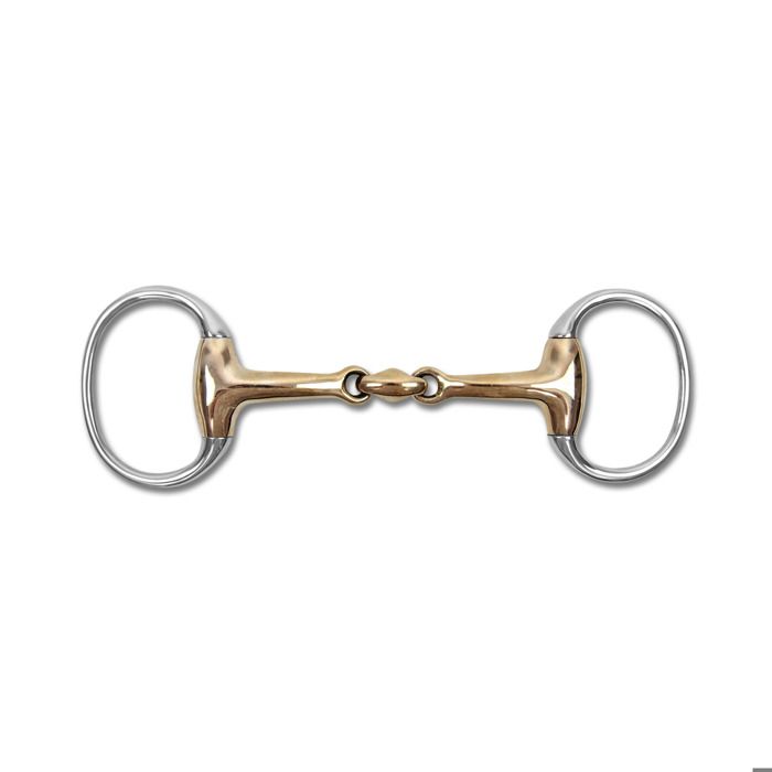 Mors olive pour cheval brisure double Waldhausen Cupris Massif - 12,5 ...