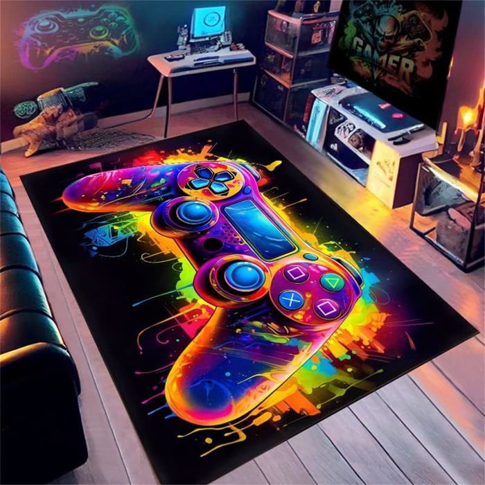 Teenage 3D Gamer Beoom Rug, Decorative Gaming Floor Rug, Boys and ...