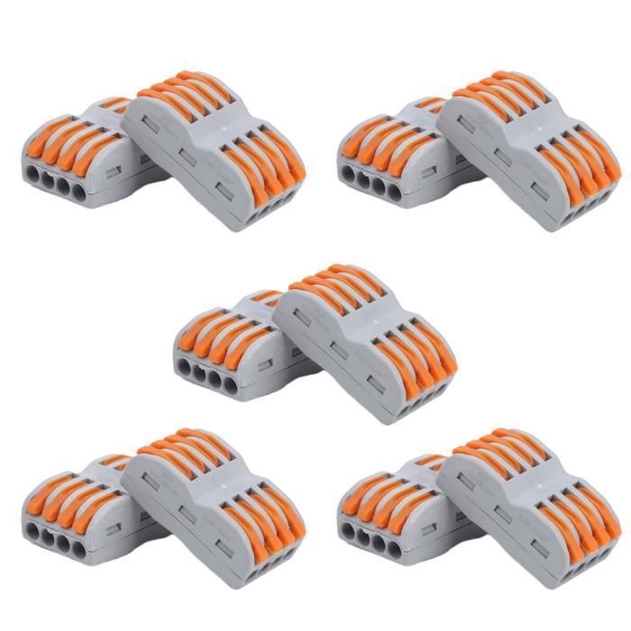 EBTOOLS Connecteurs de fils compacts 10 pièces connecteurs de fil ...