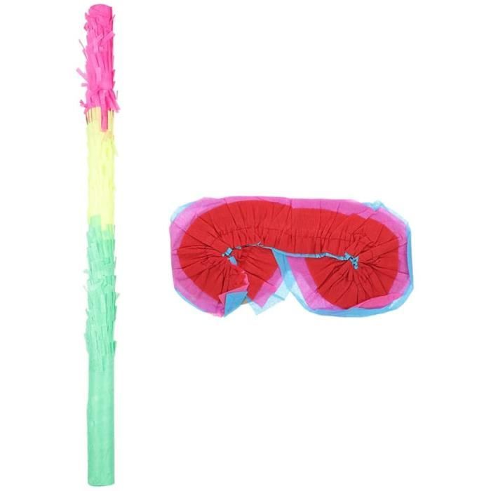 Pinata Buster Bat Stick Breavyfold: Papier Arc- en- Ciel Pinata Stick ...