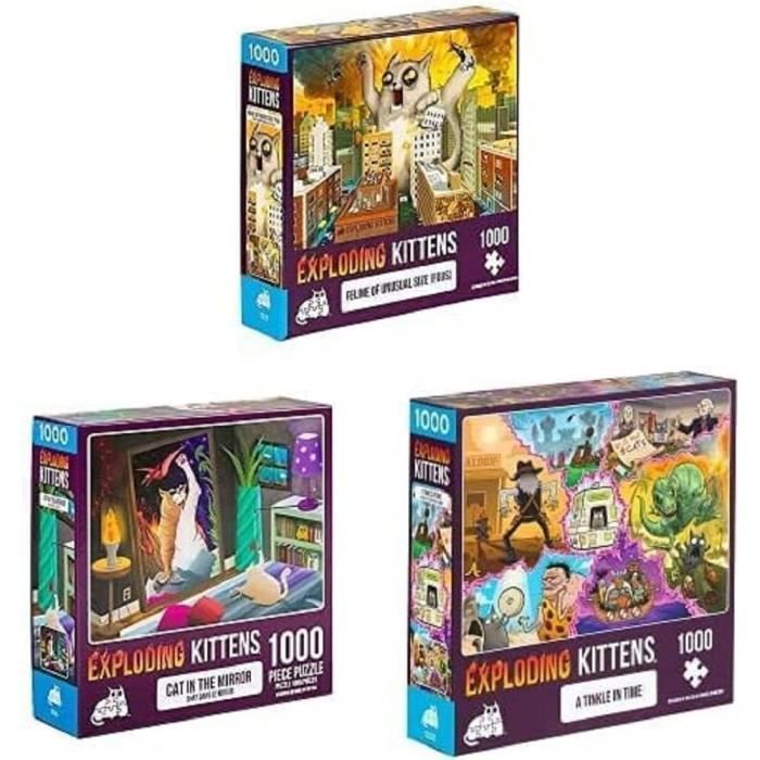 Jigsaw Puzzle Bundle | Art Selection With Cat In The Mirror Jigsaw ...