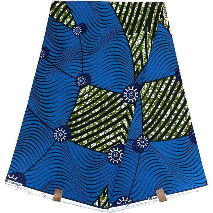 Wax Pagne Tissu Africain HITARGET 6 Yards COTON - Cdiscount Beaux-Arts ...