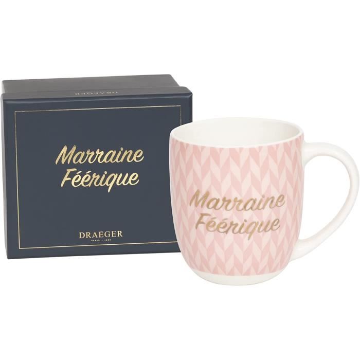 Draeger Paris | Rose Céramique marraine Féérique Idée Cadeau Famille ...