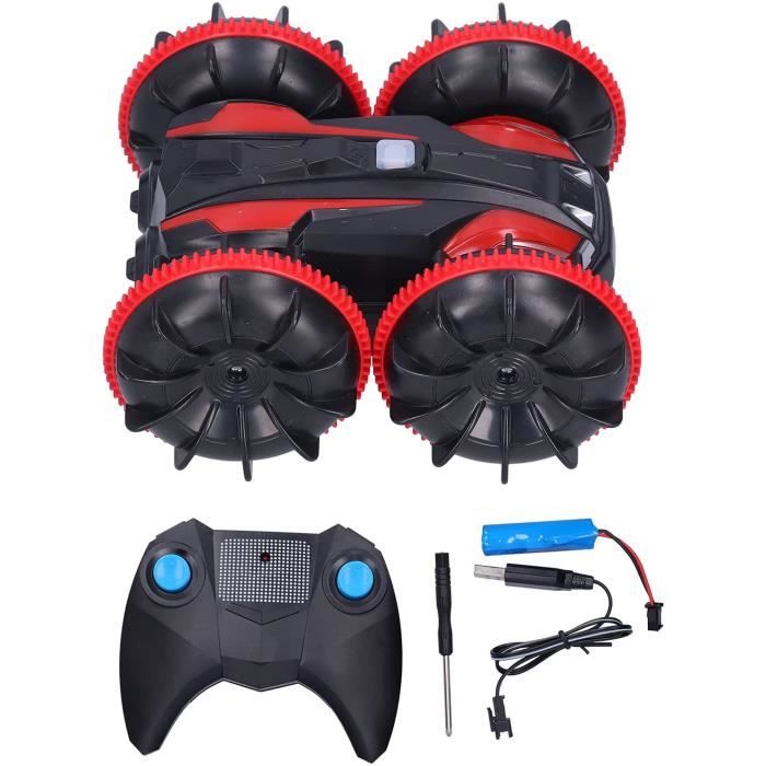 Voiture de Cascade RC, fréquence de télécommande avancée 2,4 GHz Terre Eau Jouet de Voiture de ...