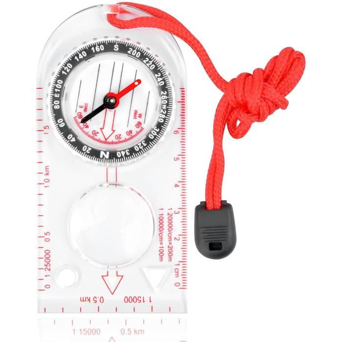 Boussole de Randonnée,Boussole Expedition,Boussole Multifonction ...