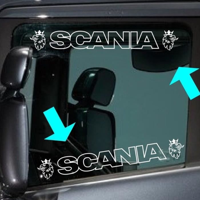 Autocollants graphiques pour camion et cabine Scania 2 pièces pour ...