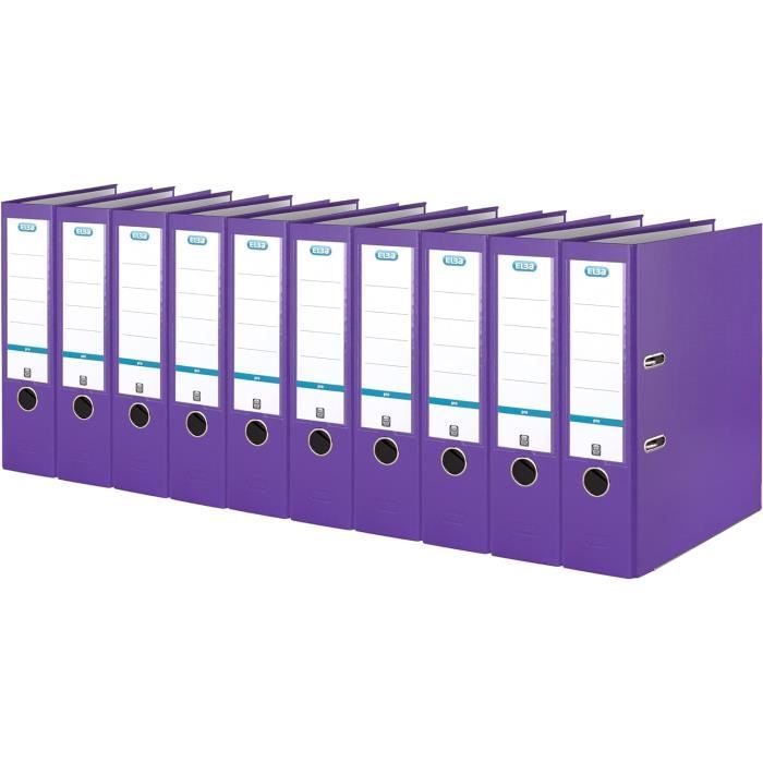 10456Vi Smart Pro Lot De 10 Classeurs Avec Étiquette Interchangeable ...