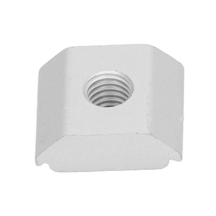 100 Pièces M8 Filetage écrou Coulissant en Alliage D'aluminium T écrous ...