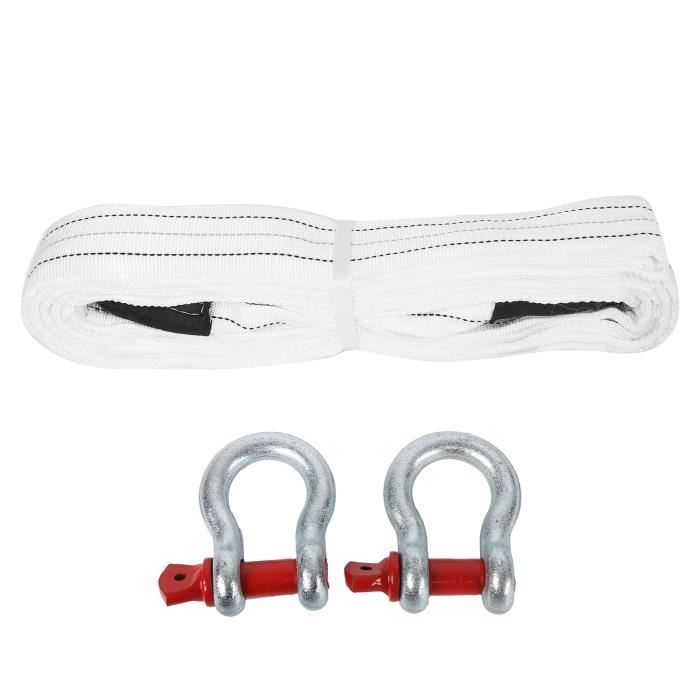 Dilwe Corde de remorque Câble de remorquage de 16,4 pieds Sangle de ...