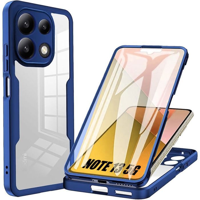 Coque - E.F.CONNECTION - pour Xiaomi Redmi Note 13 5G - Bleu Marine ...