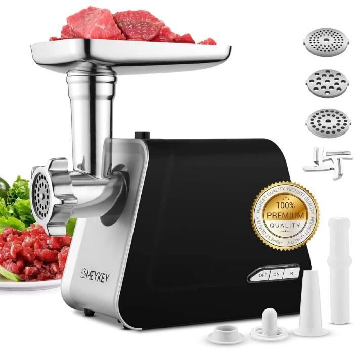Hachoir à viande électrique - MEYKEY - 2000 W - Multifonction 3 en 1 ...