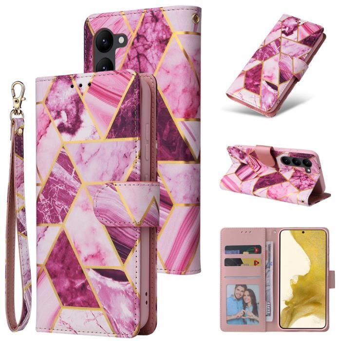 Pour Samsung Galaxy S23 Plus 5G Etui Housse Téléphone Patchwork de ...