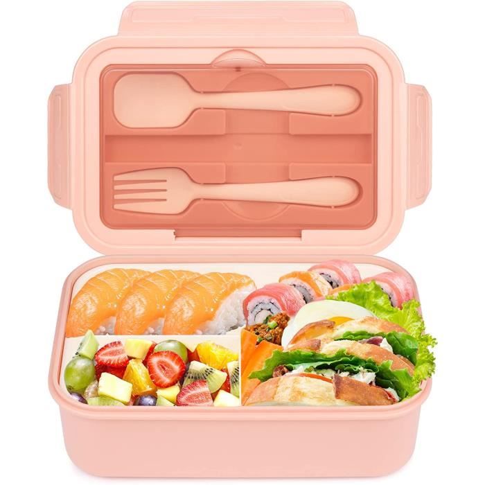 Cooja Lunch Box Enfants avec Compartiments, Bento Lunch Box Adultes ...
