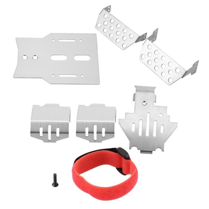 Tbest Armure de châssis 6 plaques de protection de protection de ...