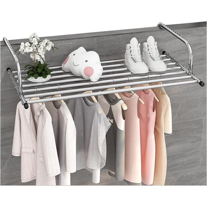 Cintre Pliant En Acier Inoxydable, Cintre Rétractable Multifonction ...