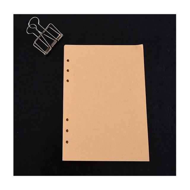 CARNET DE NOTES,blank craft-A5--Page intérieure de recharge artisanale ...