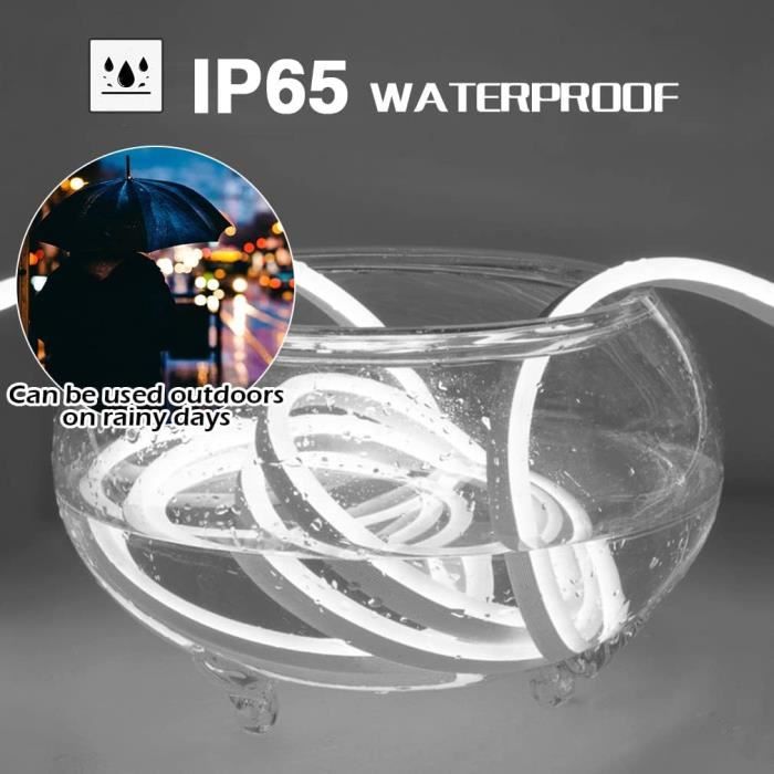 20M Ruban Led, 220V Blanc Froid Bandeau Led Lumineuse Flexible 120 Led ...