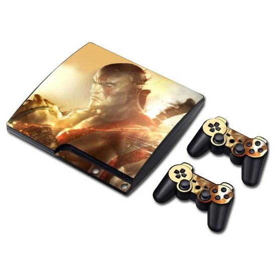 God of War Vinyl Decal Skin-stickers roundfor PS3 Slim Console et 2 ...