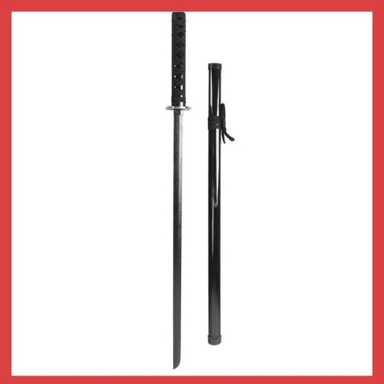 Épée en bois - DILWE - Motif dragon noir - Jouet pour enfants - 3 ans ...