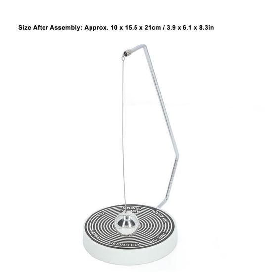 Drfeify Boule de Décision Magnétique avec Pendule Balanant pour Bureau ...
