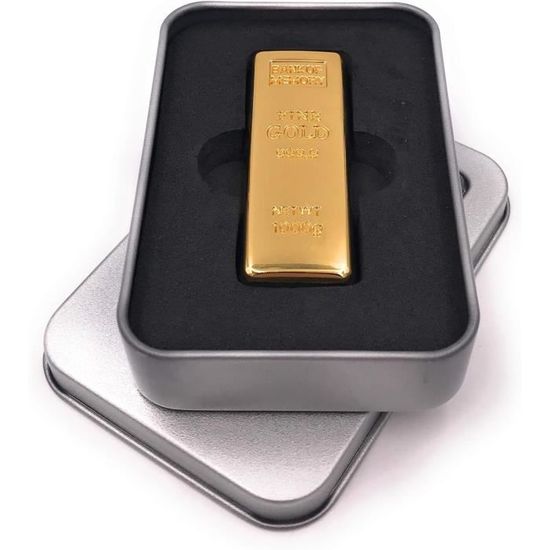 Lingots d'or Métal précieux Clé USB dans Une boîte Cadeau 16 Go USB 2.0 ...