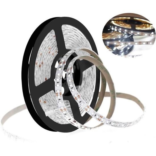 Signcomplex Bande LED flexible 3528 SMD Ruban LED avec ruban ...