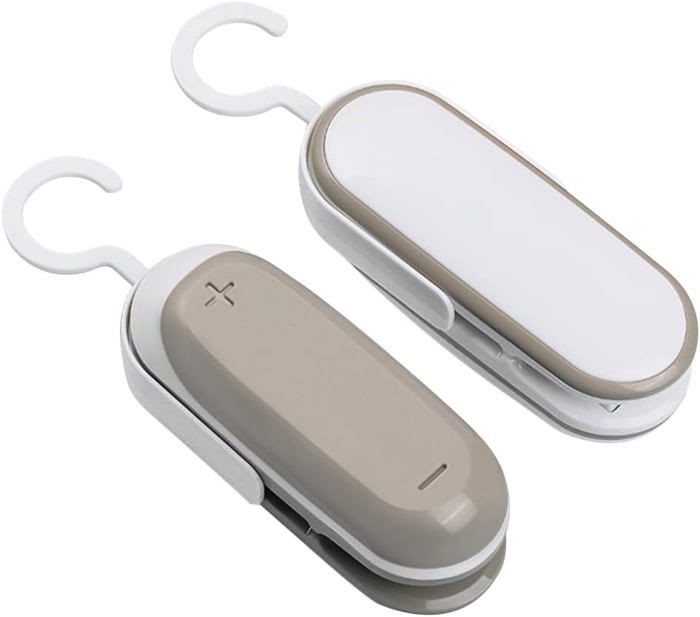 Lot de 2 mini machines à emballer sous vide, pour aliments, scellage à ...