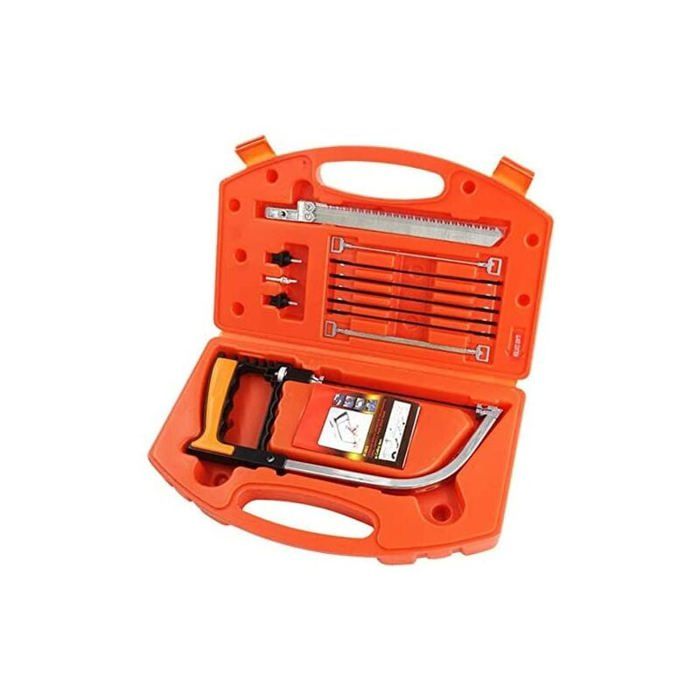 Mini Scie à Main Bois Set, avec 8 HSS Lames Divers d'égoïne, Cadre ...