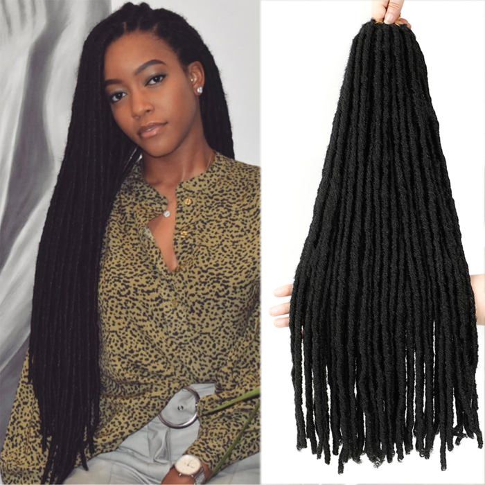 Goddess Faux Locs Crochet Hair 5 Packs/Lot Dreadlocks Crochet Tresses ...