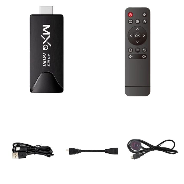 Mini Smart TV Stick Android 10 Quad Core Support 4K HD Play Store 2,4G ...