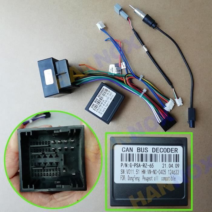 P-3 - Adaptateur De Câblage De Lecteur Audio Et Vidéo De Voiture, Câble ...