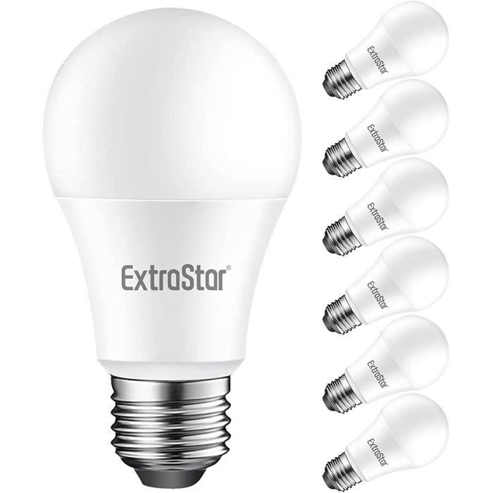 Ampoule LED 9 W (équivalent à 72 W), lumière blanche froide 6 500 K ...
