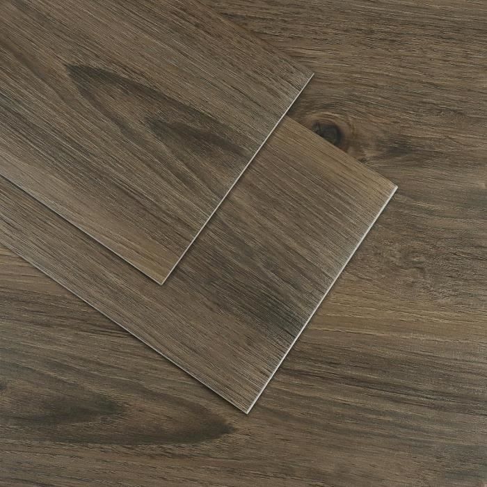 Dalle Pvc Adhesive Sol Bois Marron 90Cmx15Cm 10 Pièces Parquet Pvc ...
