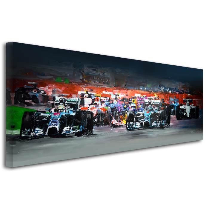 Tableau décoration murale - Declina - F1 Start - Toile imprimée ...