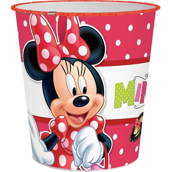 72288 Minnie Poubelle Plastique Multicolore 21 X 21 X 23 Cm 6048 ...