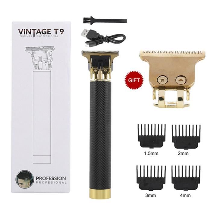 Tondeuse multi-usages,tondeuse à cheveux professionnelle T9 Rechargeable par USB pour hommes ...